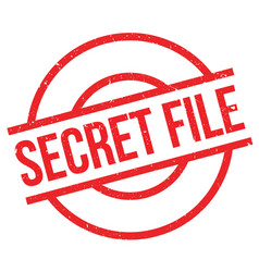Secret file rubber stamp Royalty Free Vector Image