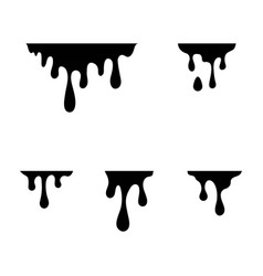 Ink drop icon design Royalty Free Vector Image