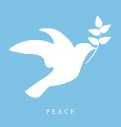 Bird peace symbol Royalty Free Vector Image - VectorStock