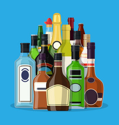 Alcohol borders Royalty Free Vector Image - VectorStock