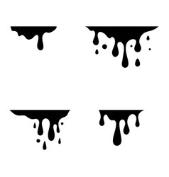 Ink drop icon design Royalty Free Vector Image