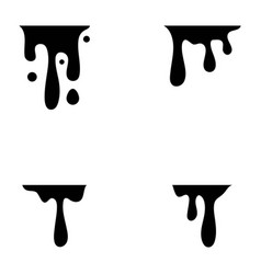 Ink drop icon design Royalty Free Vector Image