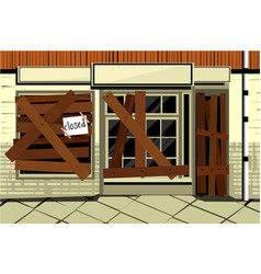 Shop window Royalty Free Vector Image - VectorStock