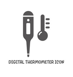 Medical digital thermometer Royalty Free Vector Image