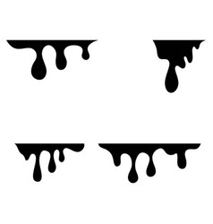 Ink drop icon design Royalty Free Vector Image