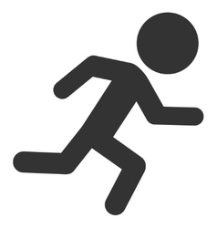 Running human icon Royalty Free Vector Image - VectorStock