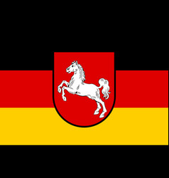 Flag of celle in lower saxony germany Royalty Free Vector