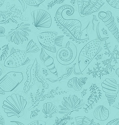 Ocean pattern Royalty Free Vector Image - VectorStock