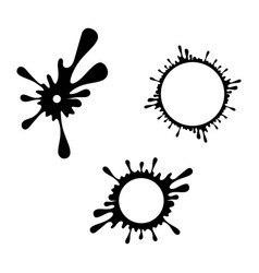 Ink drop icon design Royalty Free Vector Image