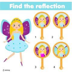 Matching children educational game match objects Vector Image