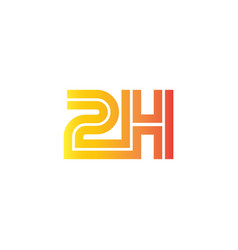 Initial letter 2k design logo template Royalty Free Vector