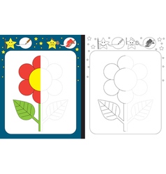 Preschool worksheet Royalty Free Vector Image - VectorStock