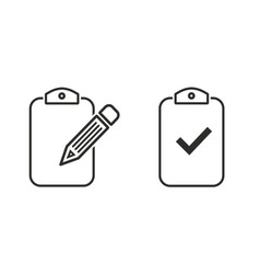 Clean application form for admission document Vector Image