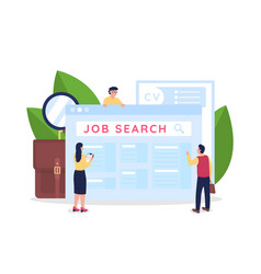 Identify career opportunities concept icon Vector Image