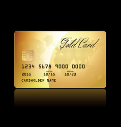 Gold silver bronze vip premium member cards Vector Image