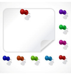 Office pin neon sign Royalty Free Vector Image