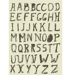 Vintage gothic alphabet Royalty Free Vector Image