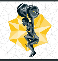 Cross training emblem Royalty Free Vector Image