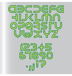 Pixel alphabet Royalty Free Vector Image - VectorStock