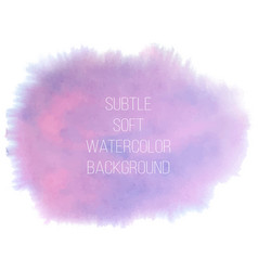 Soft pink powder color watercolor background Vector Image