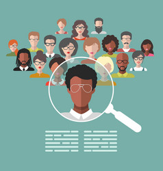 Human resources background Royalty Free Vector Image