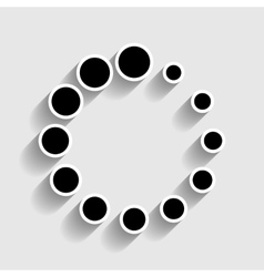 Loading bar logotype Royalty Free Vector Image