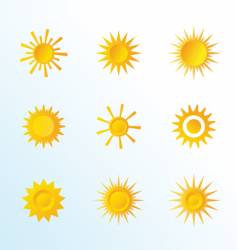 Hot weather and summer day Royalty Free Vector Image - VectorStock