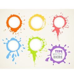 Color palette guide on transparent background Vector Image