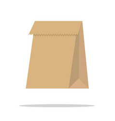 Realistic paper bag Royalty Free Vector Image - VectorStock