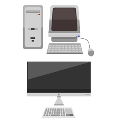 Old computer Royalty Free Vector Image - VectorStock