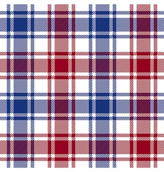 Seamless pattern with pink gingham check plaid Vector Image