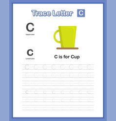 Letter i uppercase and lowercase cute children Vector Image