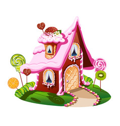 Magic sweet house Royalty Free Vector Image - VectorStock