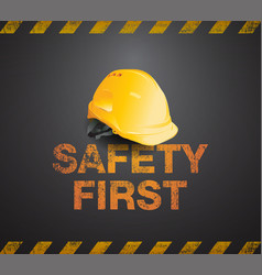 Fall protection construction worker safety first Vector Image