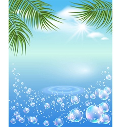 Tropical beach Royalty Free Vector Image - VectorStock