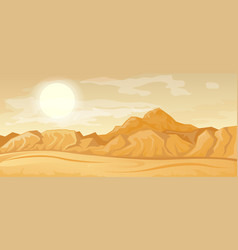 Sahara desert Royalty Free Vector Image - VectorStock