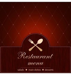 Template of a restaurant menu Royalty Free Vector Image