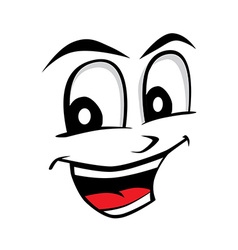 Cartoon angry face furious yelling emoji Vector Image