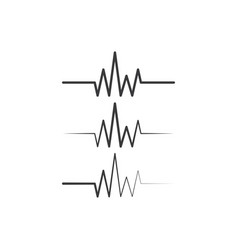 Heart beat line Royalty Free Vector Image - VectorStock