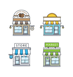A computer store Royalty Free Vector Image - VectorStock