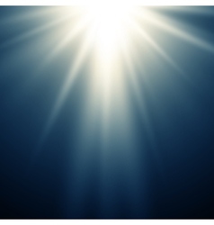Abstract magic blue light background Royalty Free Vector