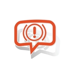 Notification icon bell alarm alert Royalty Free Vector Image