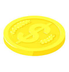 Dollar coin Royalty Free Vector Image - VectorStock