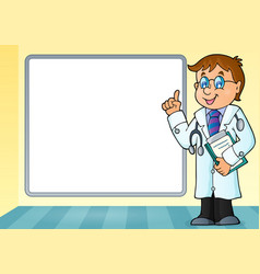 Doctor theme image 7 Royalty Free Vector Image