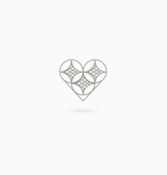 Heart isolated Royalty Free Vector Image - VectorStock