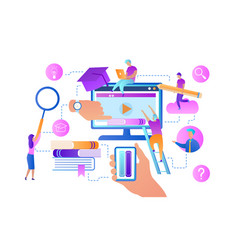 School frame with education items Royalty Free Vector Image