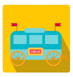 Circus train isolated on white background Vector Image