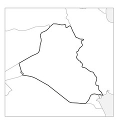 Black blank map of europe Royalty Free Vector Image