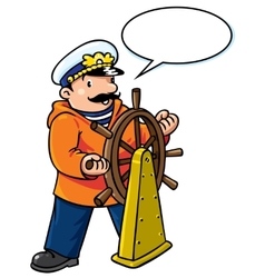 Female captain Royalty Free Vector Image - VectorStock