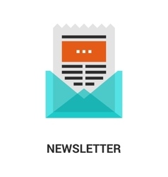 Newsletter sign up Royalty Free Vector Image - VectorStock